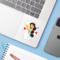 Princess Jasmine With Magic Lamp Sticker | Zazzle