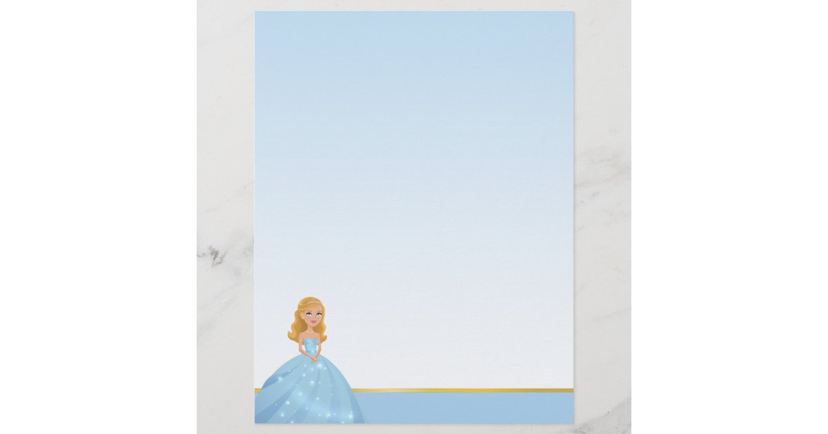 Princess Letterhead | Zazzle