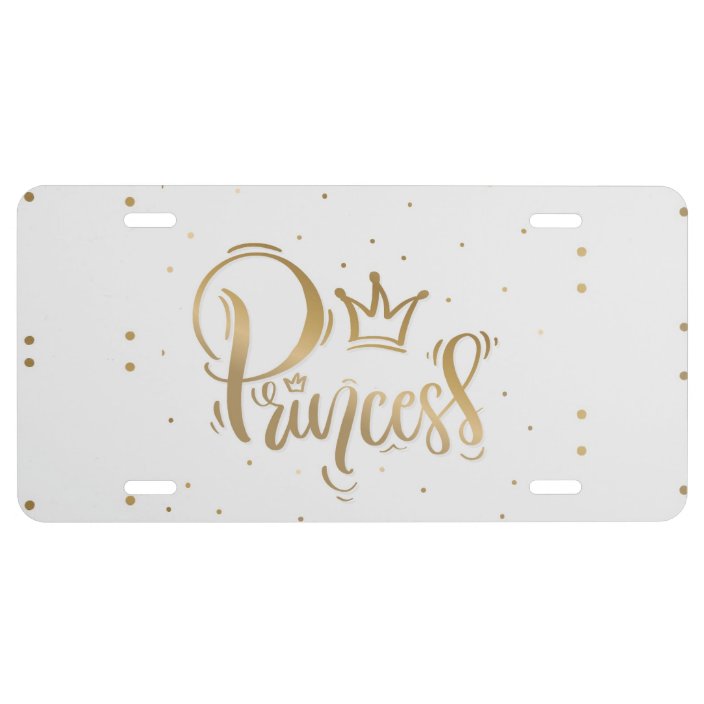 Princess License Plate | Zazzle.com