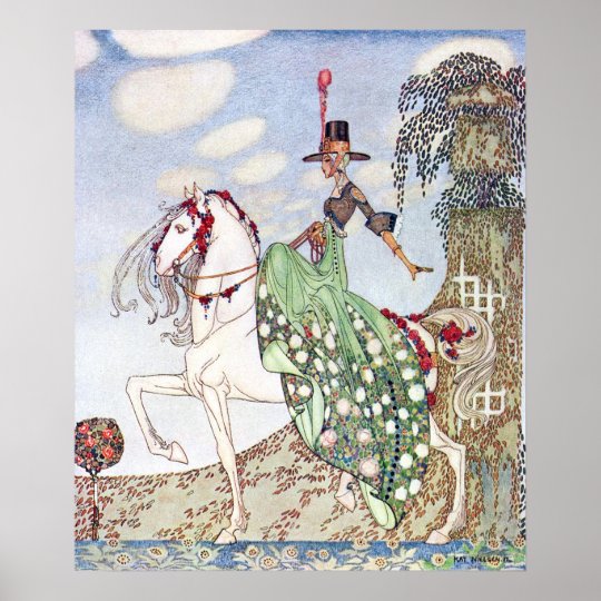 Princess Minon-Minette by Kay Nielsen Poster | Zazzle.com