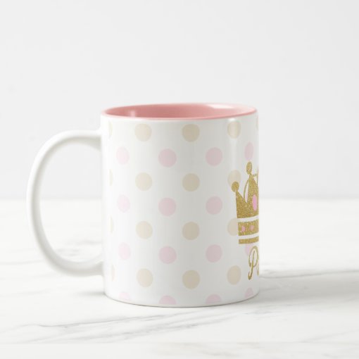 Princess Mug, Glitter Princess Mug | Zazzle