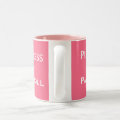 Princess of Payroll Funny Female Manager Nickname Two-Tone Coffee Mug ...
