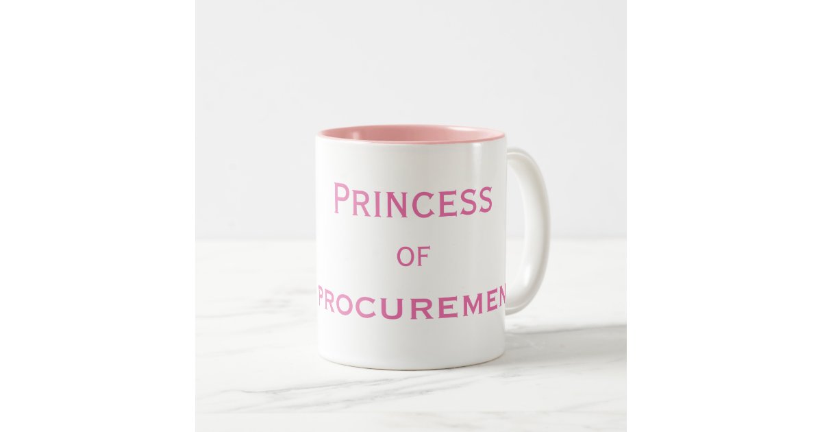 Princess of Procurement Special Female Manager Two-Tone Coffee Mug | Zazzle