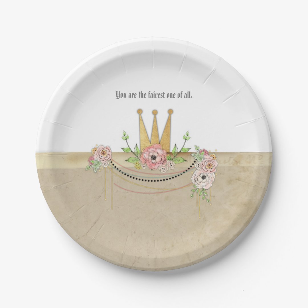 Princess Paper Plates | Zazzle