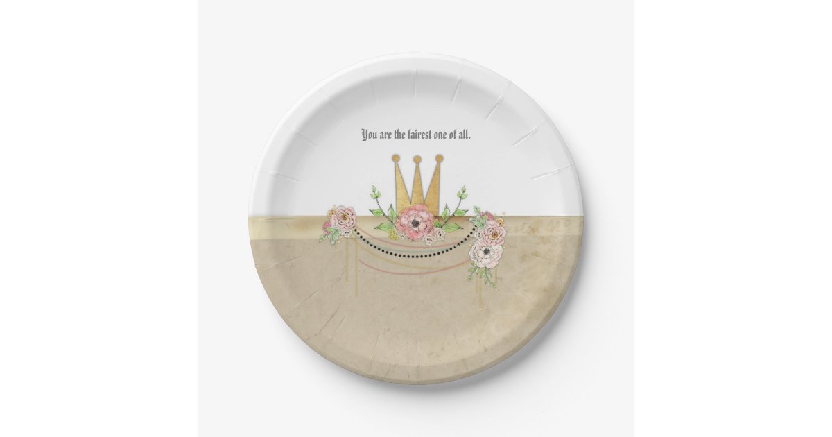 Princess Paper Plates | Zazzle