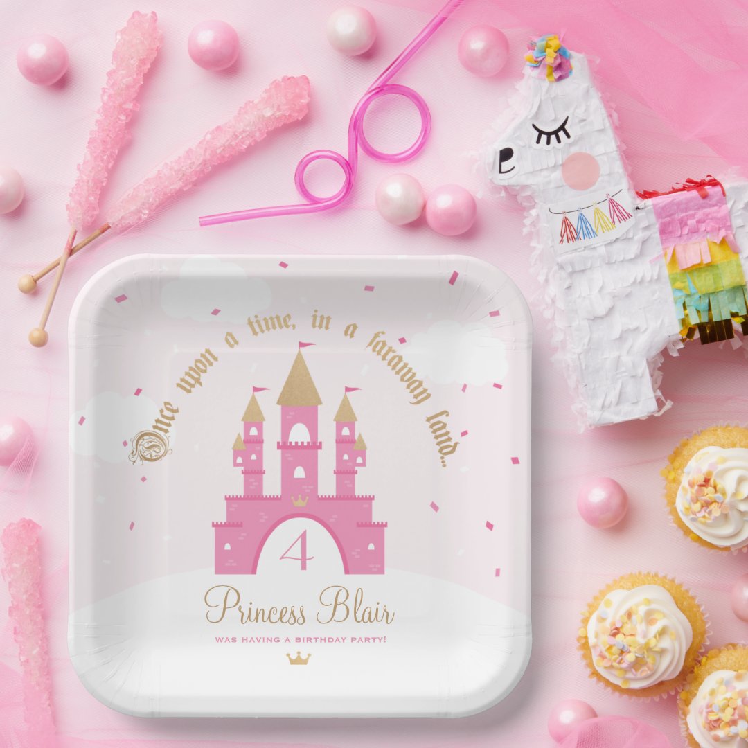 Princess Party Plates | Zazzle