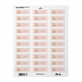 Princess Pink and Gold Castle Return Address Label | Zazzle