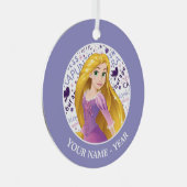 Princess Rapunzel | Rapunzel Add Your Name Metal Ornament | Zazzle