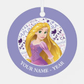 Princess Rapunzel | Rapunzel Add Your Name Metal Ornament | Zazzle