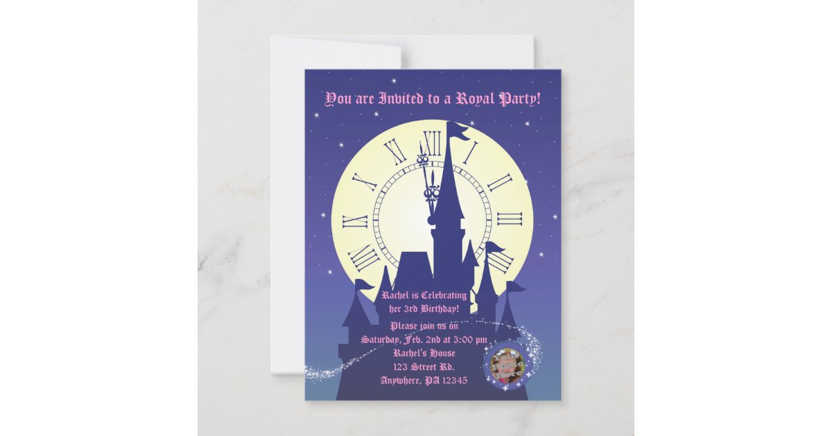 Princess Royal Birthday Party Invitation | Zazzle