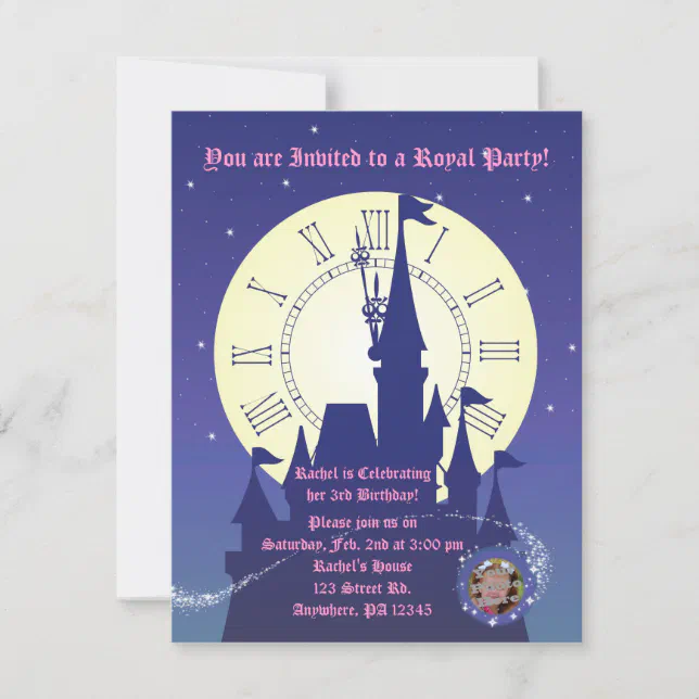 Princess Royal Birthday Party Invitation | Zazzle