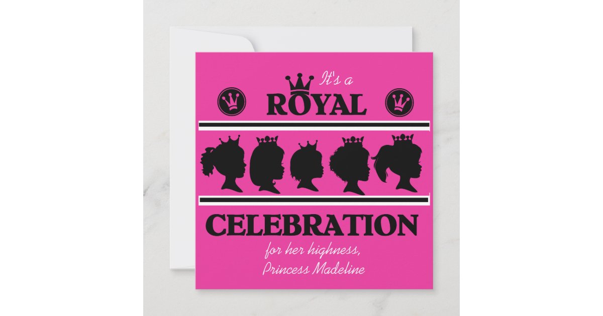 Princess Royal Celebration Birthday Invitation | Zazzle