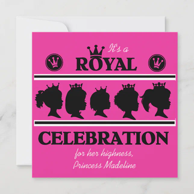 Princess Royal Celebration Birthday Invitation | Zazzle