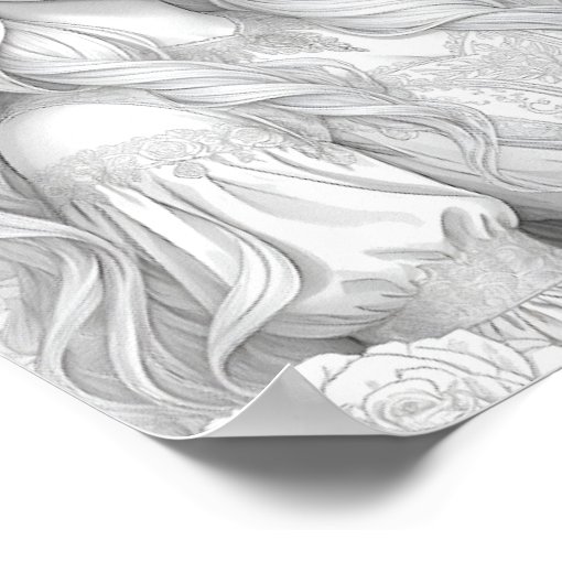 Princess scratch Art Poster | Zazzle