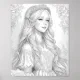 Princess scratch Art Poster | Zazzle