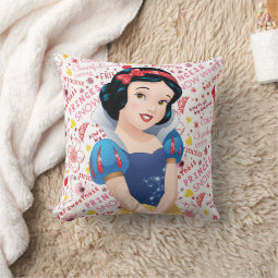 Princess Snow White Throw Pillow | Zazzle