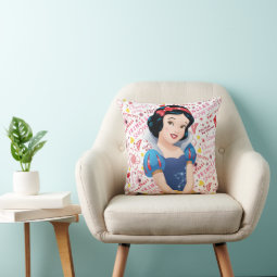 Princess Snow White Throw Pillow | Zazzle