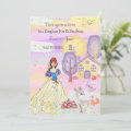 Princess Snowy Birthday Invitation | Zazzle