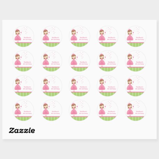 Princess Stickers | Zazzle