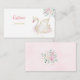 Princess Swan Custom Enclosure Card | Zazzle