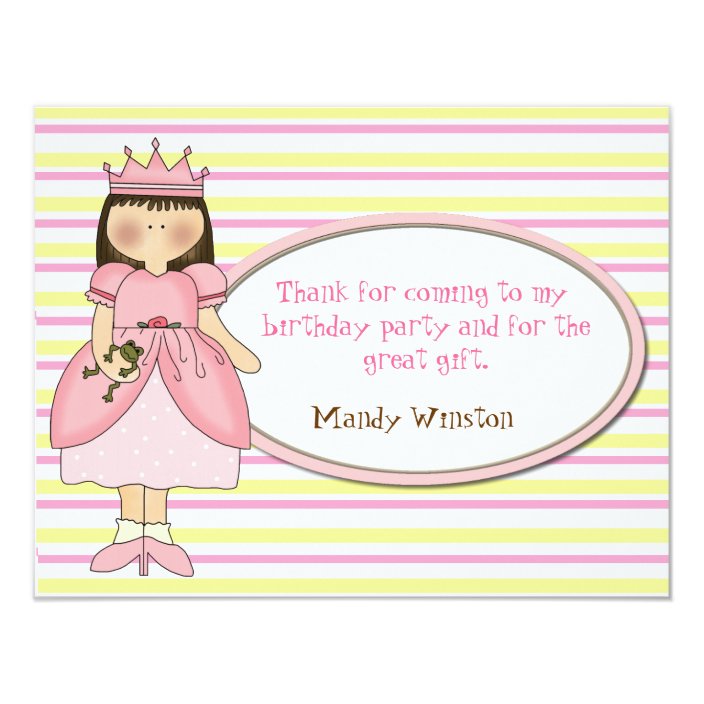 Princess Thank You Cards | Zazzle.com