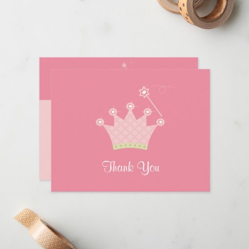 Princess Thank You Note | Zazzle