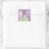 Princess Tiana Square Sticker | Zazzle