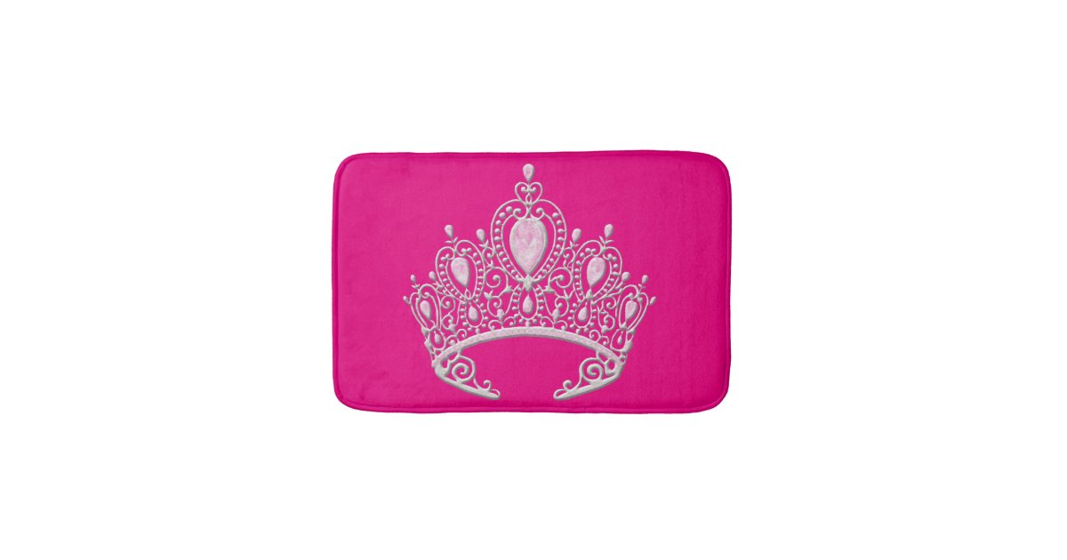 Princess Tiara Bath Mat | Zazzle