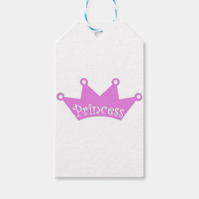 Princess Tiara Crown Gift Tags | Zazzle