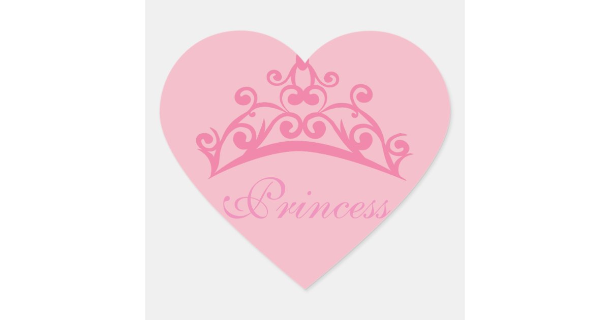 Princess Tiara Stickers | Zazzle