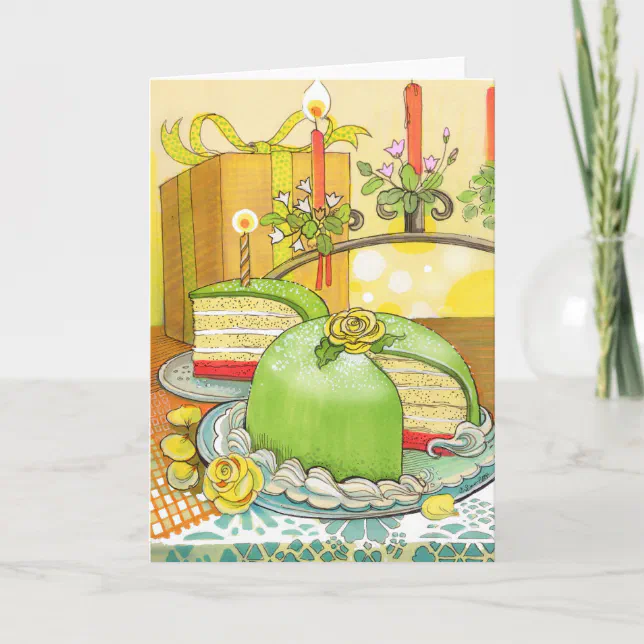 Princess Torte Birthday Card By Christina Siravo | Zazzle