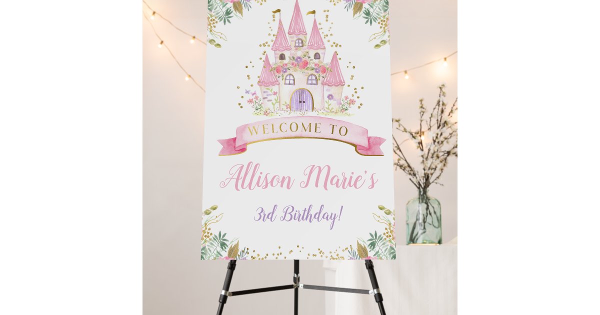 Princess Welcome Sign | Zazzle