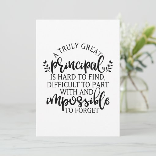Principal Appreciation Day Ideas Holiday Card | Zazzle