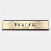 Principal Desk Name Plate | Zazzle