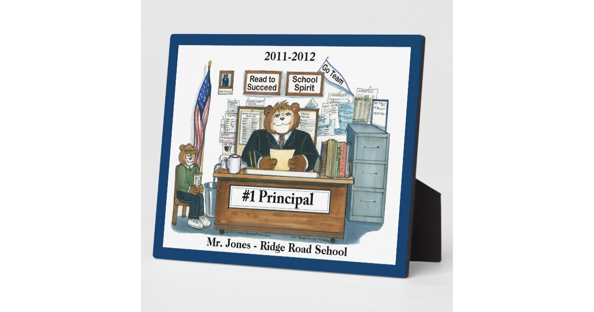 Principal Plaque | Zazzle