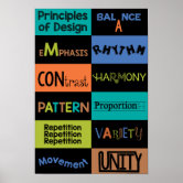 Unity Principle Of Design Poster