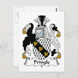 Pringle Family Crest Postcard | Zazzle
