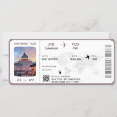 Printable Boarding Pass Airline Ticket Card | Zazzle