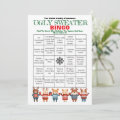 Printable Christmas Bingo-Ugly Sweater Party Game Invitation | Zazzle