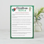 Printable Christmas Game | Christmas Trivia Game Holiday Card | Zazzle