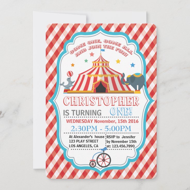 Printable kids party invitations collection | Zazzle