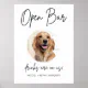 Printable Pet Dog Wedding Open Bar Drinks Sign | Zazzle