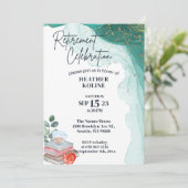 Printable School Teacher Retirement Party Template | Zazzle