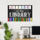 Printable Welcome Library School Sign | Zazzle