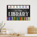 Printable Welcome Library School Sign | Zazzle