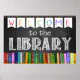 Printable Welcome Library School Sign | Zazzle