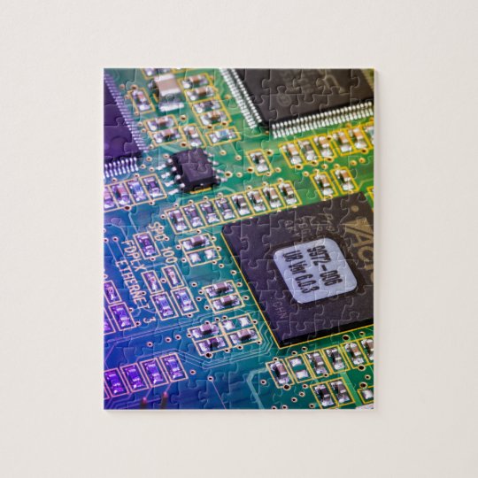 Printed Circuit Board - PCB Jigsaw Puzzle | Zazzle.com