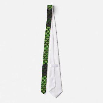 Printed Fake Green Snake Skin Camo Style Design Neck Tie | Zazzle