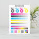 Printer Test Page CMYK Gradients Lines Invitation | Zazzle