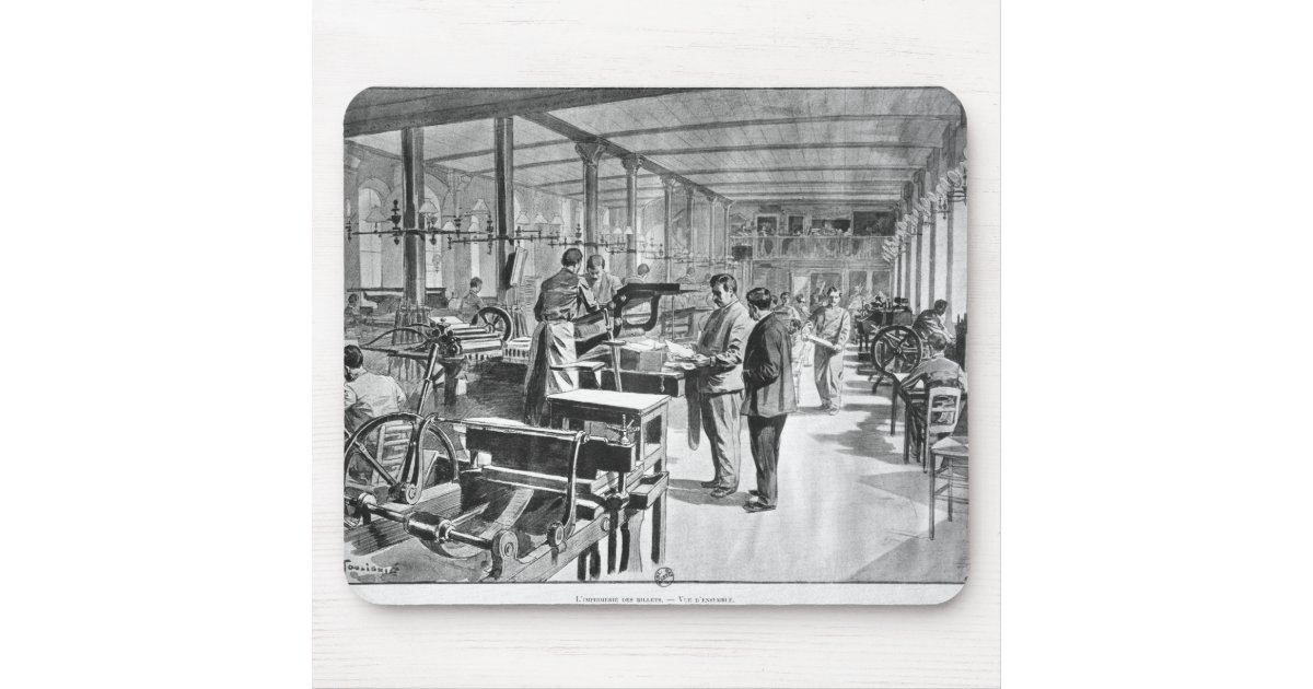 Printing the banknotes mouse pad | Zazzle